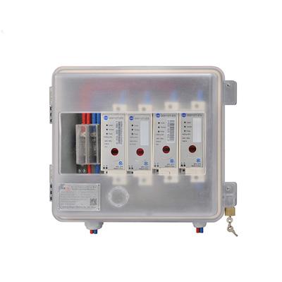 China Single-phase split-type (track) electricity meter low-voltage metering box;electricity metering solution for rental apartments, remote reading single-phase meter, DIN rail meter for panel for sale