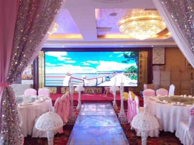 Cina Il noleggio dell'interno delle esposizioni di LED di nozze Ph4/night-club rinfresca il ≥ 600 di frequenza in vendita