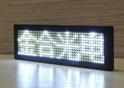 Cina Etichetta facente scorrere bianca di nome del LED, segno dell'interno di nome di 1,8 pixel LED di millimetro in vendita