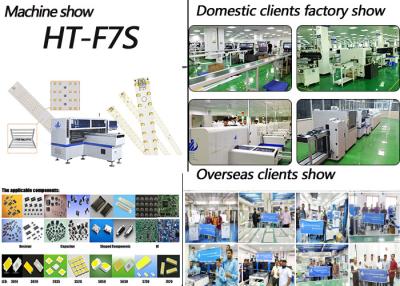 China Máquina montadora de PCB de doble brazo Máquina para fabricar tubos LED de alta velocidad en venta