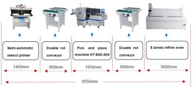 Cina 2200kg SMT Placement Machine Electronic Feeder Dual Arm per il montaggio del conducente in vendita