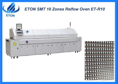 Cina 10 Zone SMT Forno a reflusso Produzione di doppi pannelli per esigenze di saldatura difficili in vendita