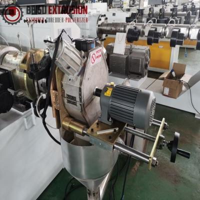 Κίνα 250-300Kg/h Plastic Transparent PVC Pelletizing Line With Hot Die Cutting προς πώληση