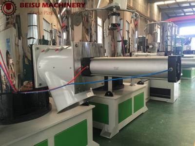 Chine Chauffage à grande vitesse de PVC de mélangeur de Turbo et malaxeur de refroidissement avec le PLC à vendre