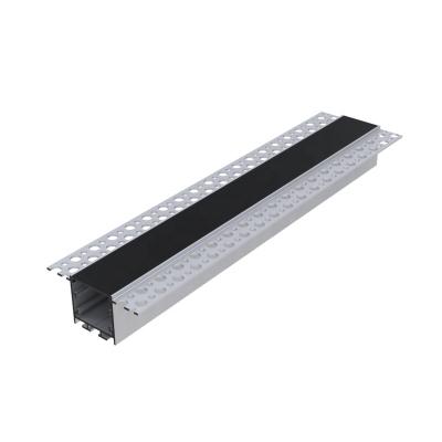 Cina Profilo dell'interno del pannello di carta e gesso LED, colore nero bianco d'argento della striscia del muro a secco LED in vendita