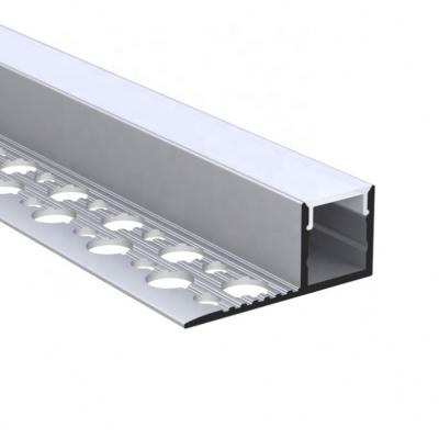 Cina La vampata esile del pannello di carta e gesso di Trimless ha montato il Manica di alluminio di profilo del LED per il soffitto in vendita