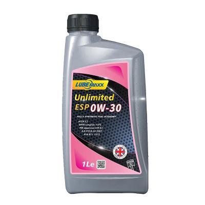 China ESP SAE 0W-30 Aceites para motores de automóviles de pasajeros con niveles de rendimiento ACEA C2 en venta