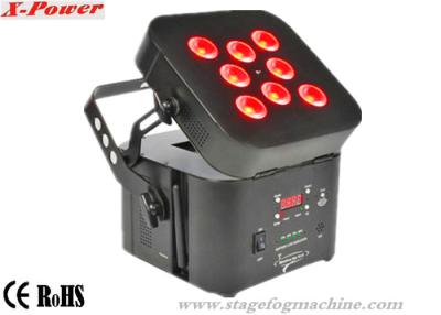 Cina 8 leggeri par piani senza fili della tri di colore dei pc *3W batteria di RGB IL LED Uplight impermeabilizzano le luci principali PL-30 in vendita