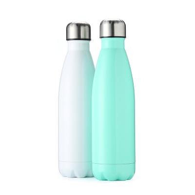 China 500ml de thermische Geïsoleerde Kola van het Waterflessen van het Gymnastiekroestvrije staal vormt Geen Lekken Te koop