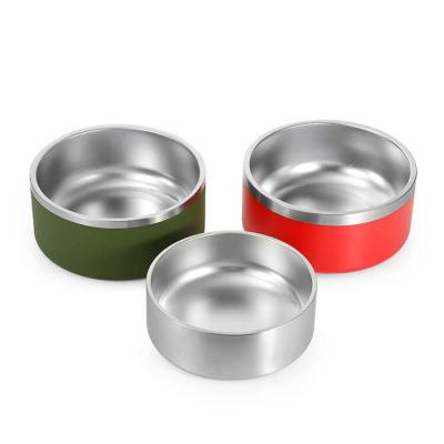 Cina il cane di acciaio inossidabile di 32oz 64oz lancia polvere dell'alimentatore dell'animale domestico ricoperta in vendita