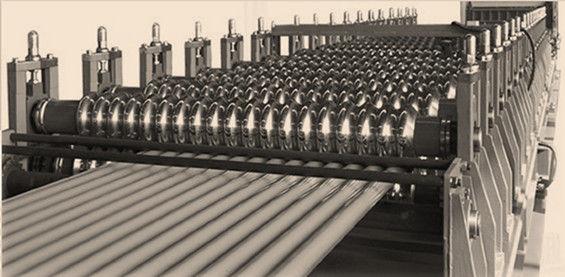 Durable Corrugated Roof Panel Roll Forming Machine , Metal Roof Roll Forming Machine 2