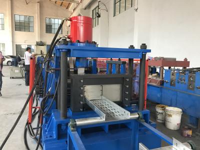 China 5 Tons Decoiler Cable Tray Roll Forming Machine Width 1250mm Roll Forming Machinery for sale