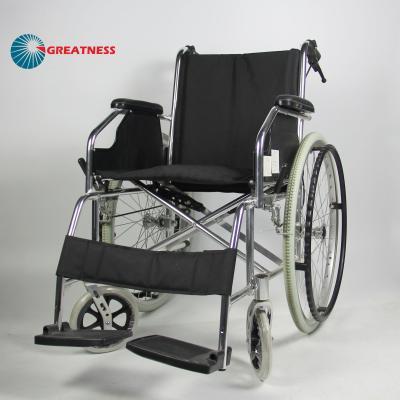 Китай Тормоз QK869L прочного алюминиевого ручного маховичка кресло-коляскы пластикового объединенный продается