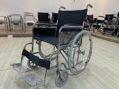 Cina Sedia manuale leggera di trasporto di Bariatric della sedia a rotelle GT-874 500 libbre d'acciaio cromato in vendita