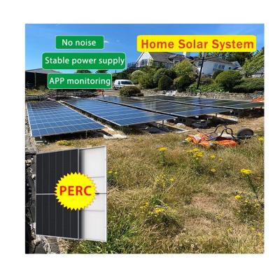 China Hybrid Power Set Light Solar Panel System for Home Generator 10kw Lifepo4 Battery Solar Energy System for sale