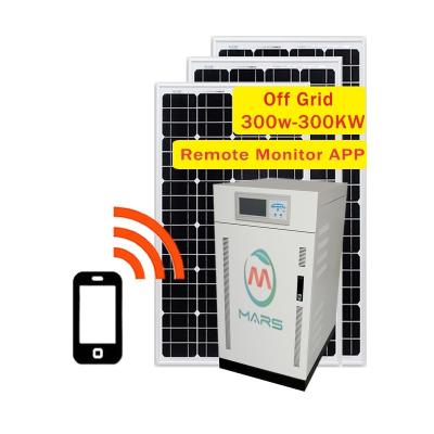 China Portable Wholehouse 6000W Solar Power Plant Complete Off Grid Solar Power System Home 6KW Popular Model for sale