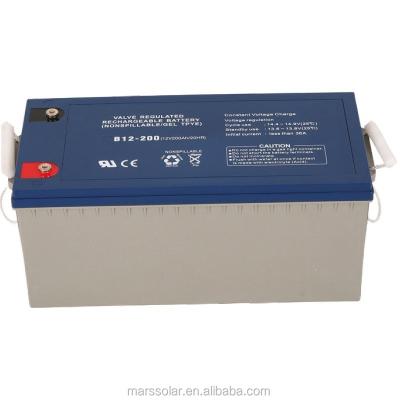 China Free Maintenance 12v 100ah 200ah 250ah Battery Rechargeable Deep Cycle 12v 120ah Sodium-ion Battery Gel Battery for Solar System for sale