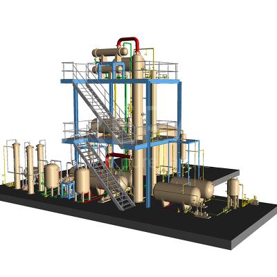 China Nenhuma baixa máquina ácida da destilação de vácuo do catalizador para o óleo baixo à venda