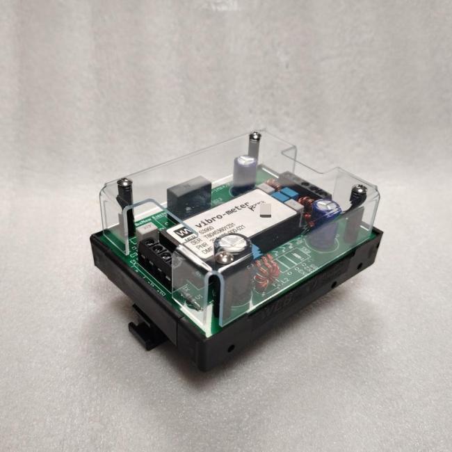 APF195 204-195-000-021 24 VDC power supply module for industrial monitoring systems, shown with DIN-rail mounting
