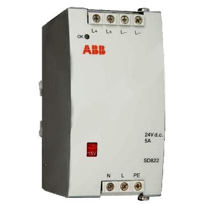 China ABB SD822 3BSC610038R1 Fuente de alimentación con 3-20A Corriente de salida seleccionable IEC 61508-SIL2/SIL3 Rango nominal y amplio de entrada en venta
