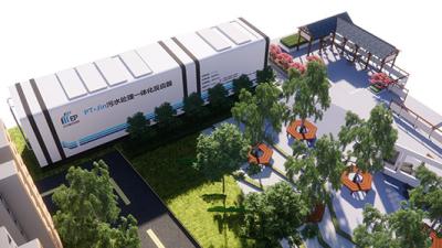 중국 80m3/D STP 하수물 처리장 폐수처리 시스템 ISO14001 판매용