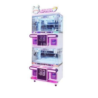 China Wholesale Coin Operated Mini Claw Machine Small Plush Toy Vending Machine Arcade Games 4 Player Prizes Claw for Kids and Adults for sale
