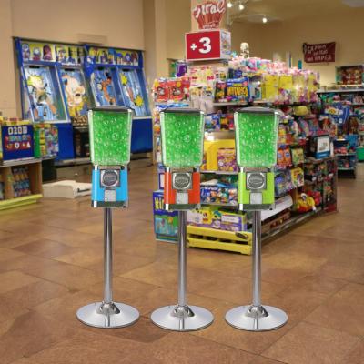 China UMI Colorful Bubble Gum Candy Dispenser Mini Square Pinball Machine Candy Bulk Vending Machine for sale