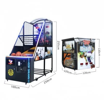 China Manufacture Foldable Basketball Hoop Street Shooting Machine Basketball Arcade Game Machine for Sale for sale