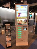 China CE FCC Advertising Charging Station , Commercial Smartphone Charging Station for sale