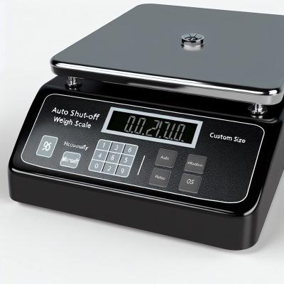 China Digitale weegschaal met automatische uitschakeling en RS232-interface, capaciteit 30 kg Te koop