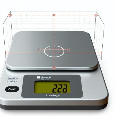 China 22mm Digitale Weegschaal met RS232 Interface 30kg Capaciteit Te koop