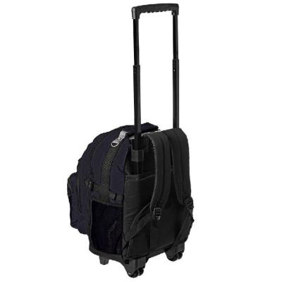 Chine Le sac à dos de polyester de noir de conception de niveau élevé/chariot à voyage se balade à vendre