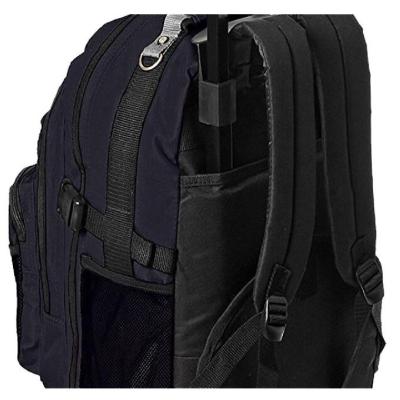 Chine Le sac à dos de polyester de noir de conception de niveau élevé/chariot à voyage se balade à vendre