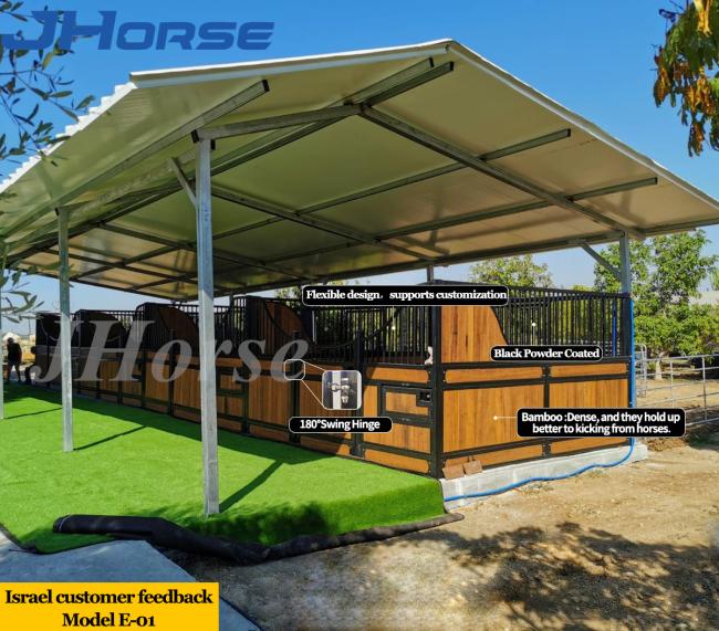 European Horse Stall Front View