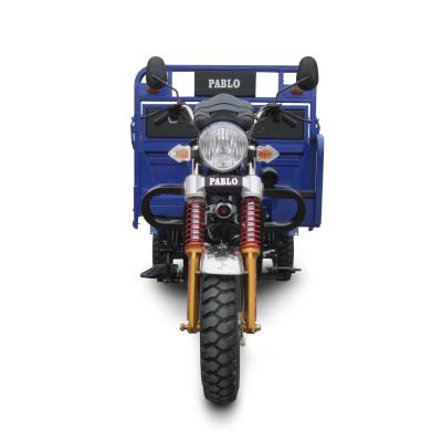 Chine Peinture ouverte de refroidissement à l'air de corps de tricycle de cargaison de la charge lourde 150CC électro à vendre