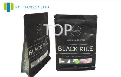 中国 包む黒い 250g アルミ ホイル ヒートシールが付いている Reclosable ポリ袋 販売のため