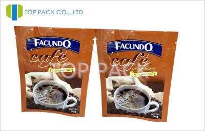 Cina Il lato tre ha saldato a caldo la borsa della chiusura della saldatura a caldo di PET/VmPET/PE per l'imballaggio del caffè in vendita