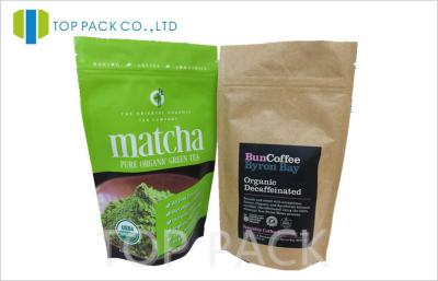 Cina Le borse d'imballaggio del caffè di piccola dimensione stanno sui sacchetti di plastica con la chiusura lampo in vendita
