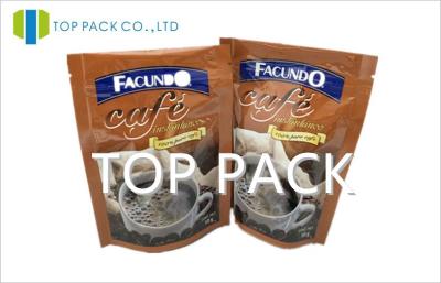 Cina Le borse dell'imballaggio di plastica della stagnola stanno sulle borse di caffè con la chiusura lampo in vendita
