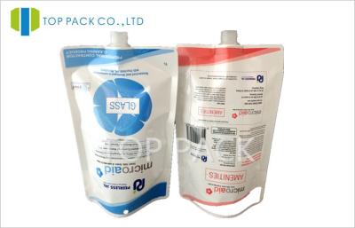 Cina L'imballaggio del pulitore del pavimento sta sul sacchetto con il becco 250ml/500ml/1000ml in vendita