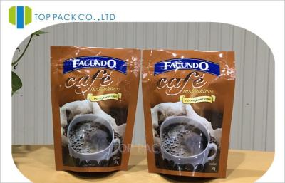 Cina Borse dell'imballaggio del caffè laminate prova dell'odore, borse a chiusura lampo di stoccaggio di sicurezza in vendita