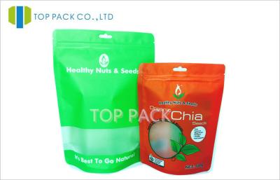 Cina Il rivestimento opaco sta sulle borse e finestra risigillabile dei semi di Chia dei sacchetti la chiara in vendita