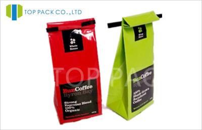 Cina Rinforzo in piedi d'imballaggio del legame della latta delle borse del caffè del di alluminio del commestibile in vendita