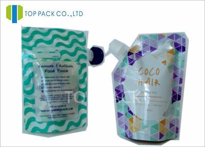 Cina Sacchetto diritto di plastica su ordine del becco, utilizzazione alimentare d'imballaggio del sacchetto liquido della chiusura della chiusura lampo in vendita