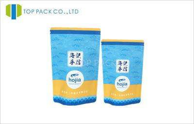 Cina Faccia un spuntino il logo su ordinazione opaco di imballaggio per alimenti del sacchetto di plastica della cima dello zip della stagnola in vendita
