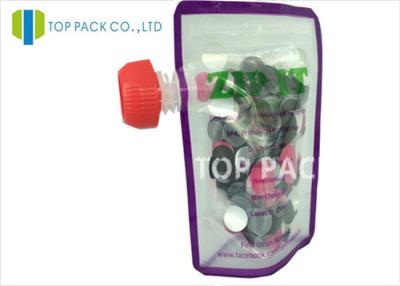 Cina Il chiaro laminato plastico anteriore sta sul sacchetto con il becco per alimenti per bambini in vendita