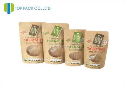 Cina La carta kraft Termosaldata sta sulla chiusura lampo del sacchetto, tigre che i dadi stanno sull'imballaggio dei sacchetti della barriera in vendita