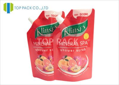 Cina Il colore pieno stampato sta sul sacchetto con la stazione termale di plastica del minerale del commestibile del becco in vendita