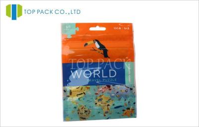 Cina Su ordinazione stia sul sacchetto con la chiusura lampo per il giocattolo di plastica, borse colorate della serratura dello zip in vendita