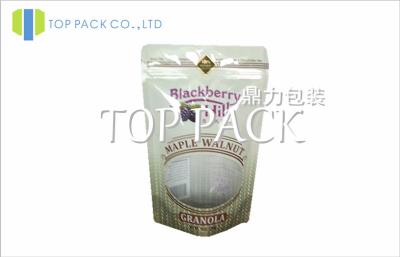 Cina La serratura dello zip sta sui sacchetti con la tacca dello strappo, sacchetti di plastica dell'alimento di Blackberry in vendita